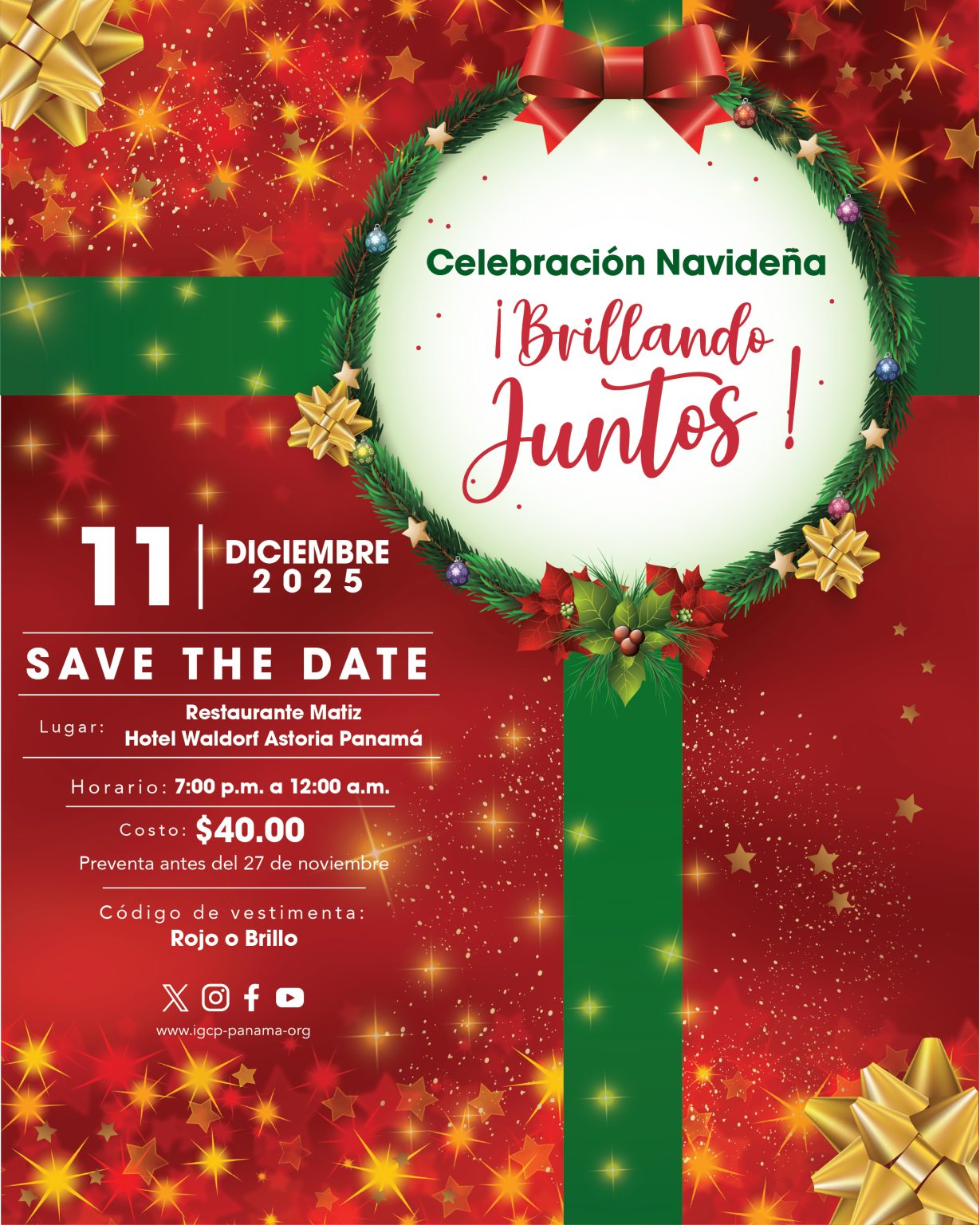 CELEBRACIÓN NAVIDEÑA IGCP 2025 – ¡BRILLANDO JUNTOS! - IGCP